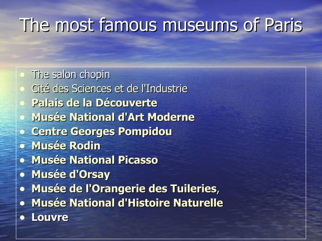 french presentation | PPT