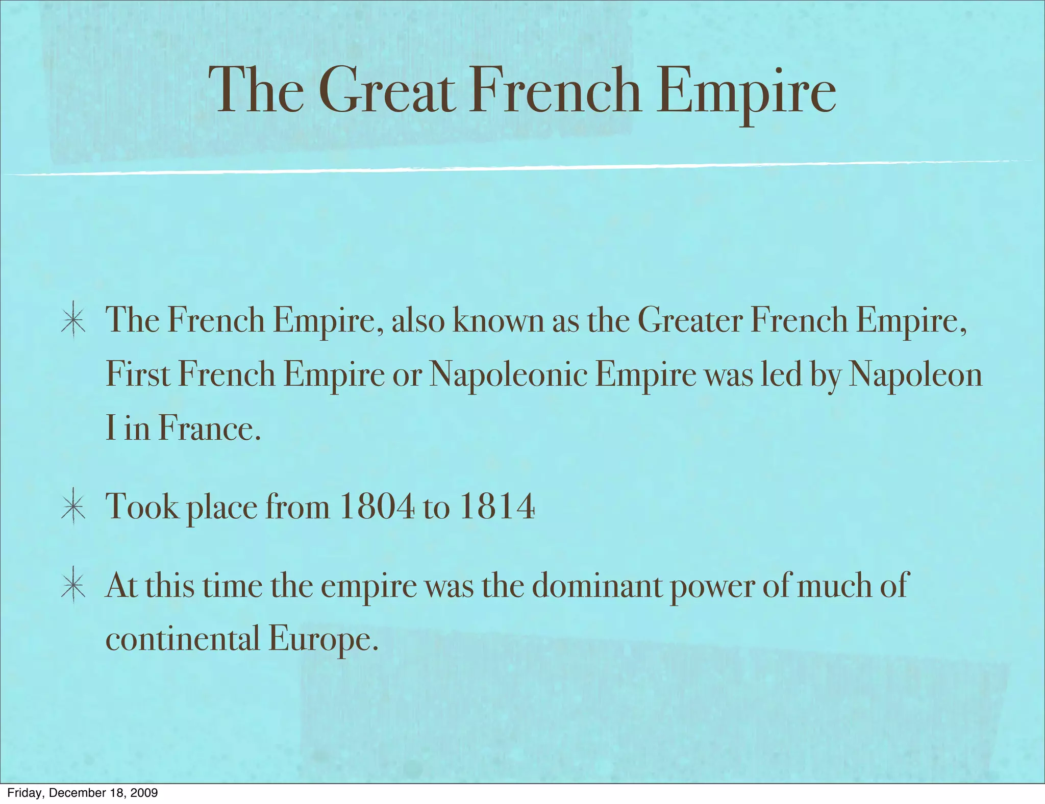 The Great French Empire | PDF