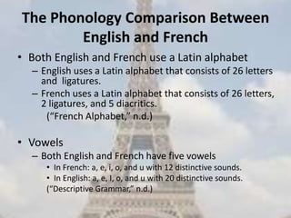 French and english language power point | PPTX