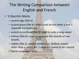French and english language power point | PPT