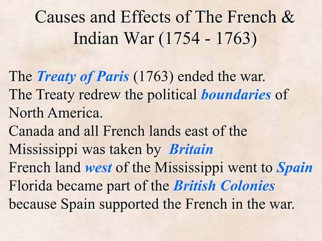 French and Indian War | PPTX | Death, Injury, or Military Conflict ...