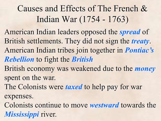 French and Indian War | PPTX | Death, Injury, or Military Conflict ...