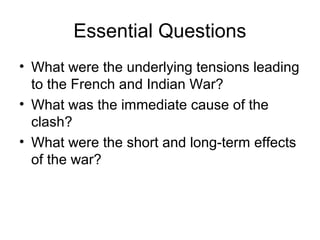 French and indian war (1) | PPT