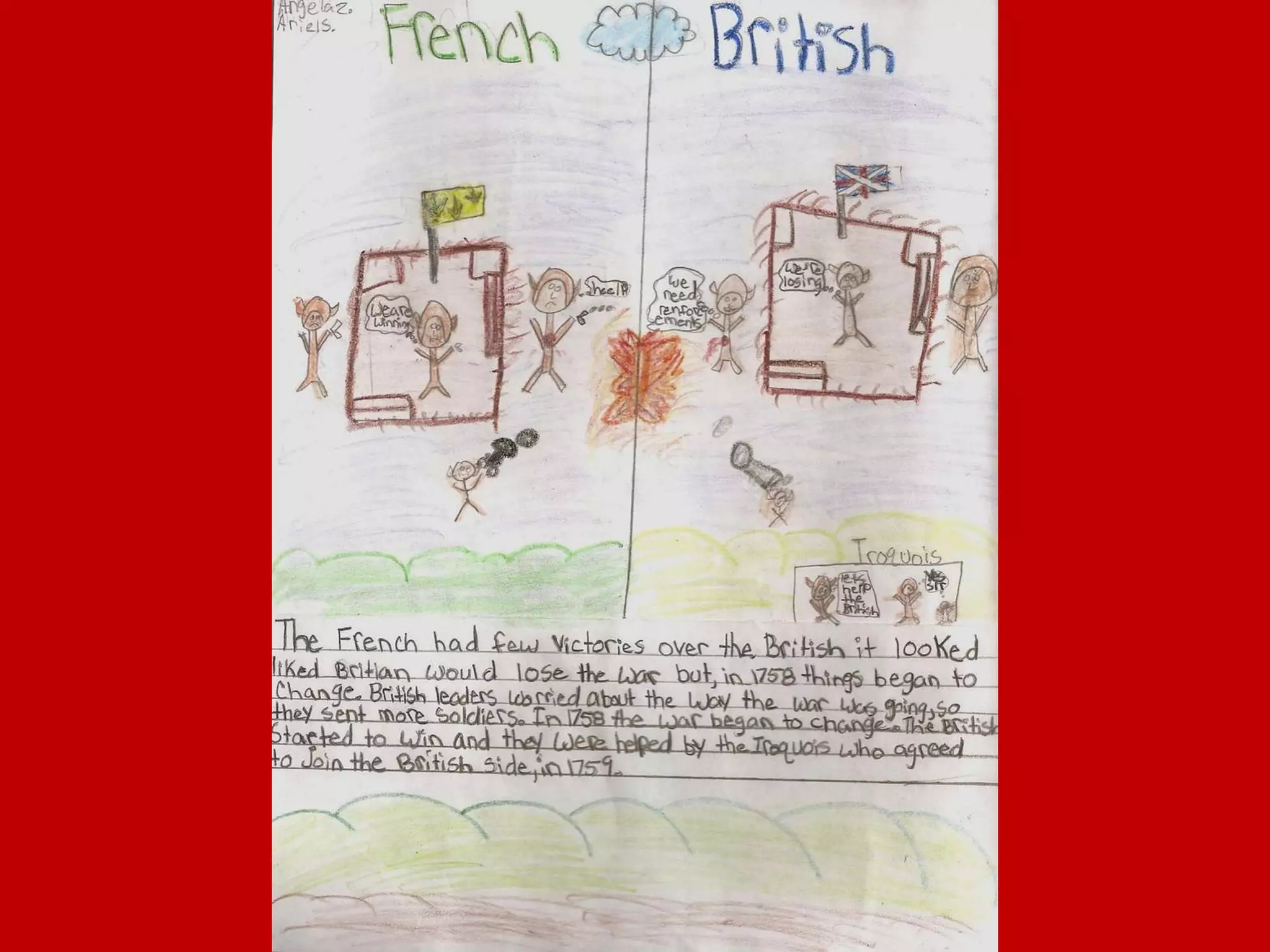 French and indian war comic strip | PPT