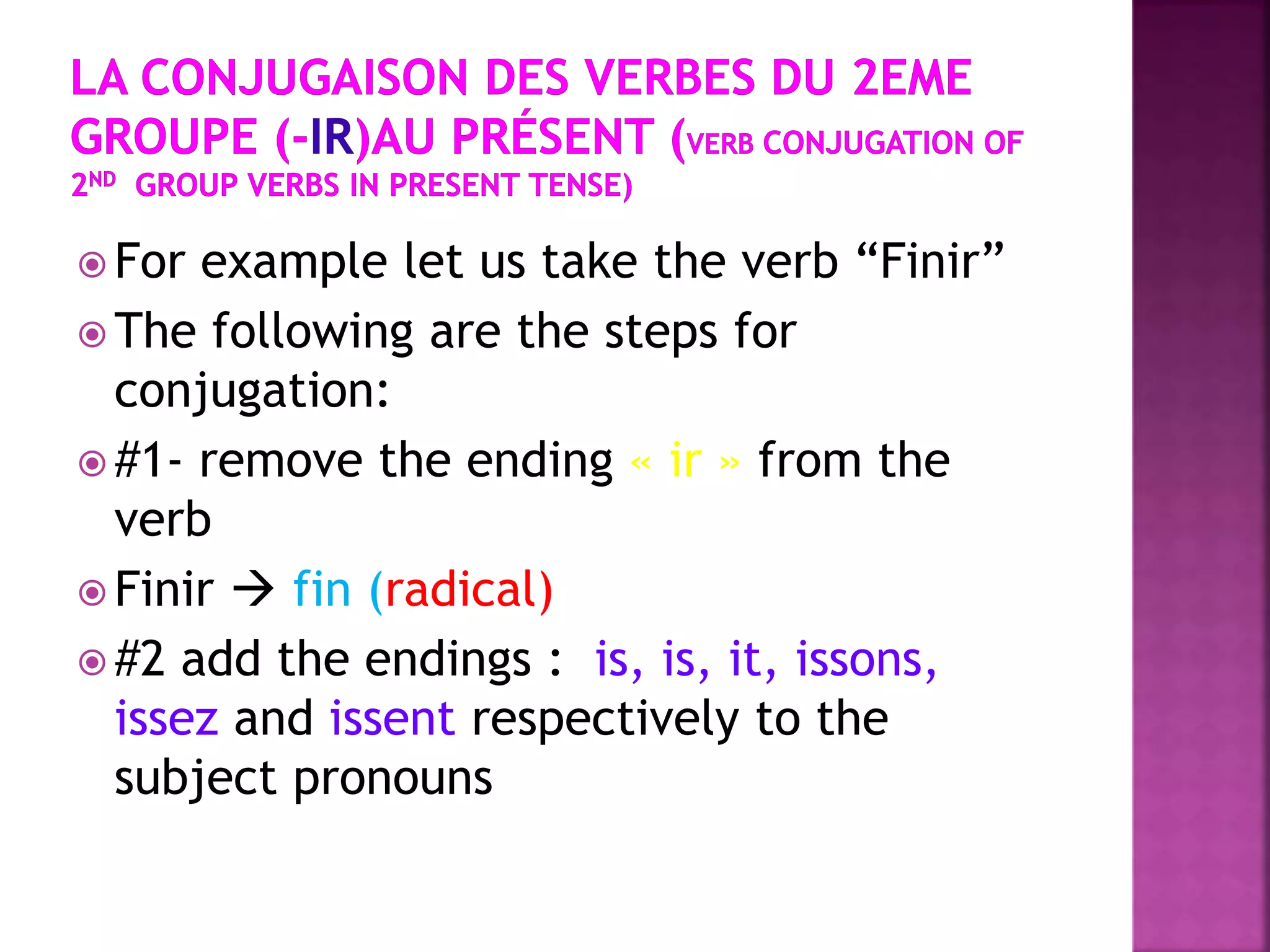 French basics & grammar updated | PPTX