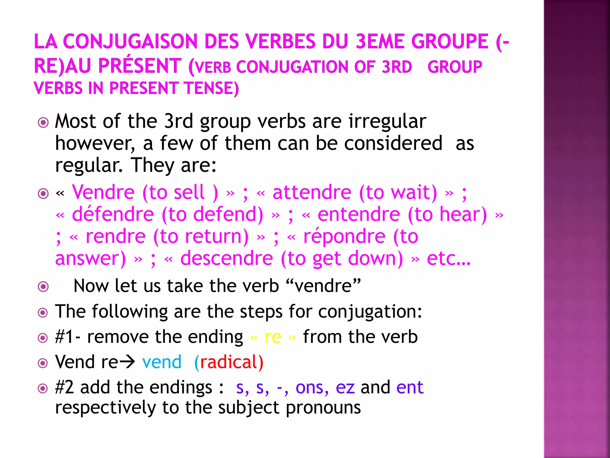 French basics & grammar updated | PPTX