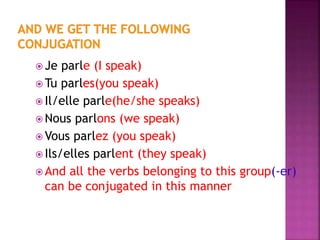 French basics & grammar updated | PPTX