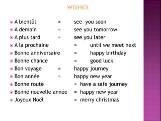French basics & grammar updated | PPTX