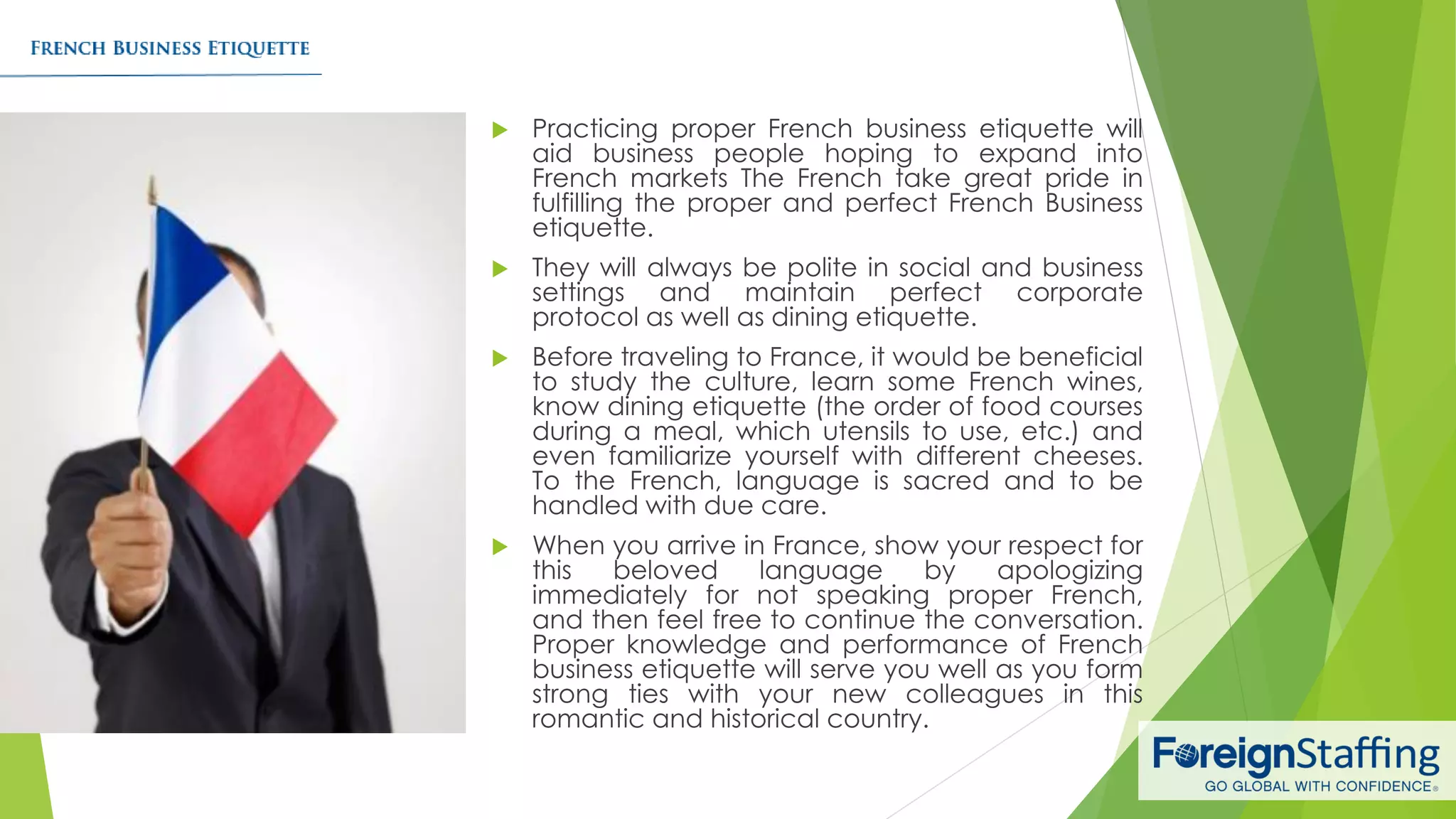 French Business Etiquette | PDF