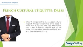 French Business Etiquette | PDF
