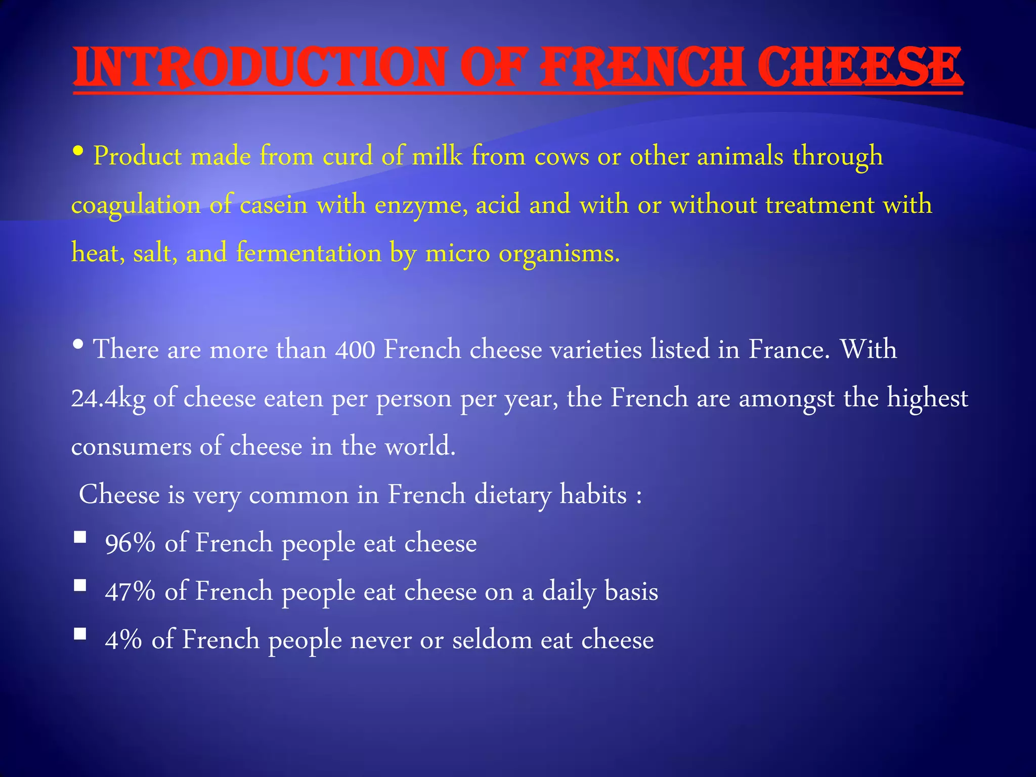 French Cheese Types and History | PDF