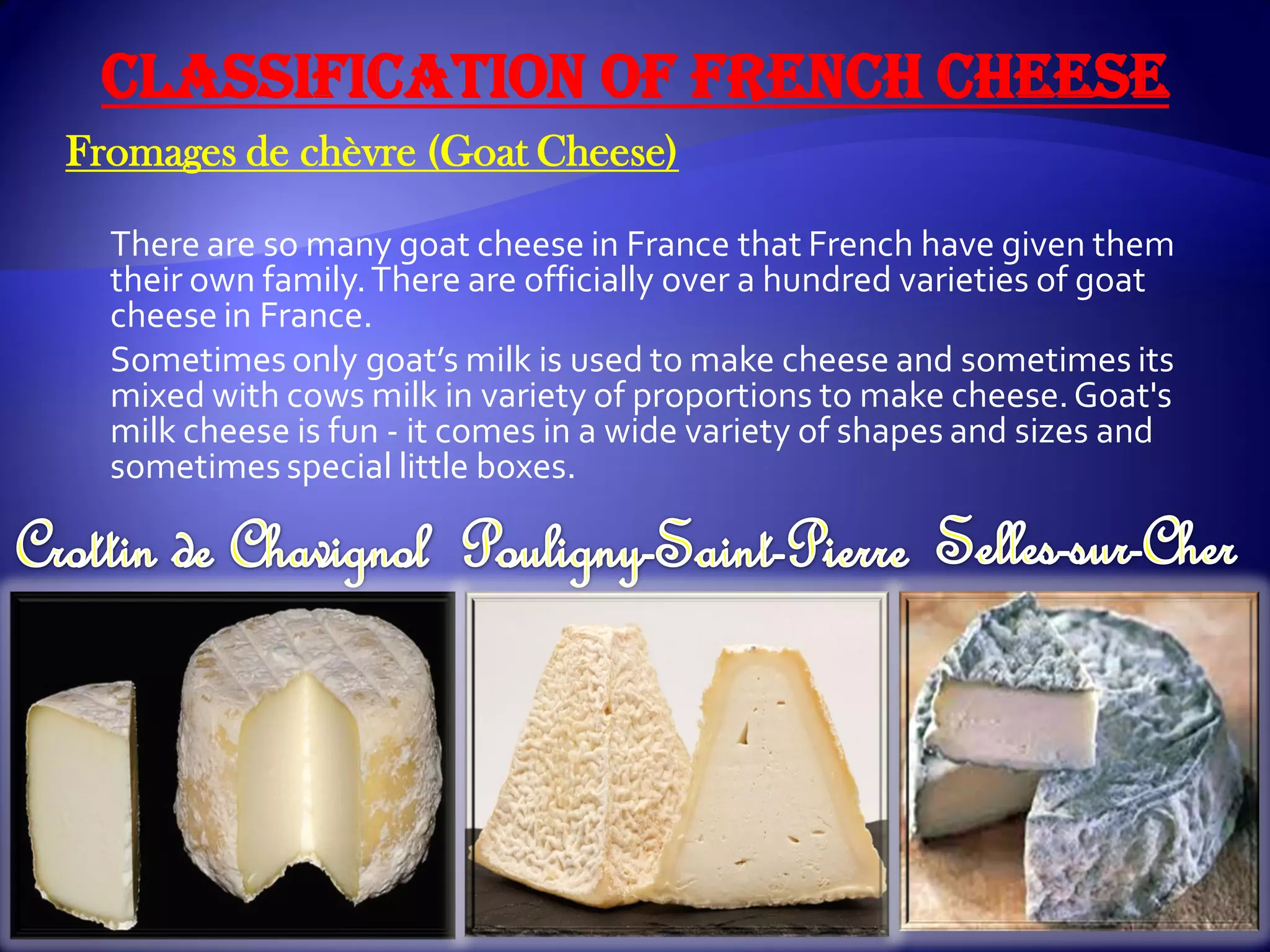 French Cheese Types and History | PDF