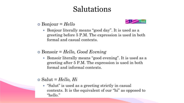 French class presentation by juan luis at iit mandi | PPT