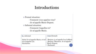French class presentation by juan luis at iit mandi | PPT