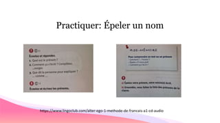 French class presentation by juan luis at iit mandi | PPTX