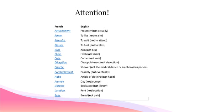 French class presentation by juan luis at iit mandi | PPT