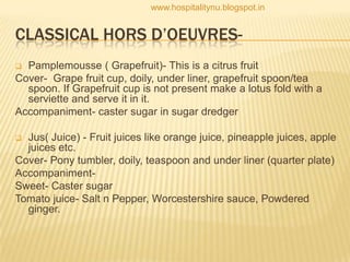 French classical menu | PPTX