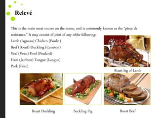 French classical menu by M.Naveen Kumar | PPTX