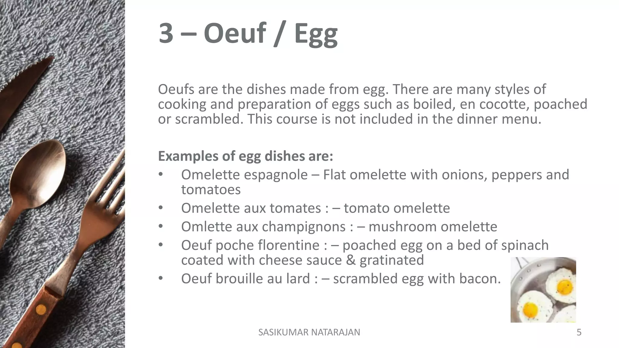 French classical menu | PDF