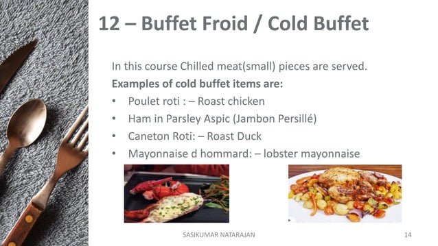 French classical menu | PDF