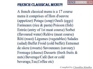 French classical menu (2) | PPTX