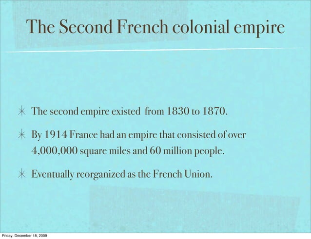 French Colonial Empire | PPT