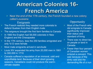 French colonies in america | PPT