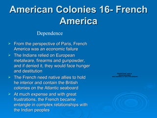 French colonies in america | PPT