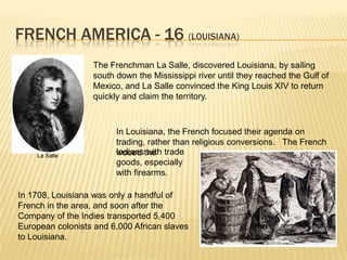 French Colonies of North America | PPTX | North America Travel | Travel ...