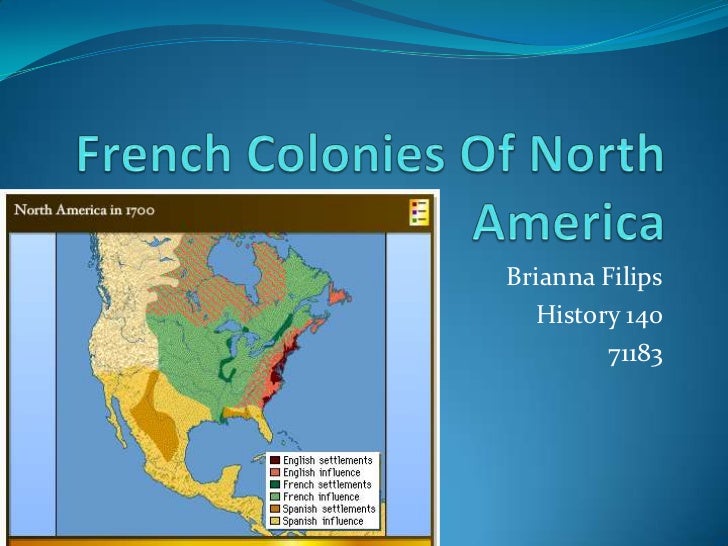 French colonies of north america