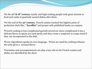 French cuisine | PPT