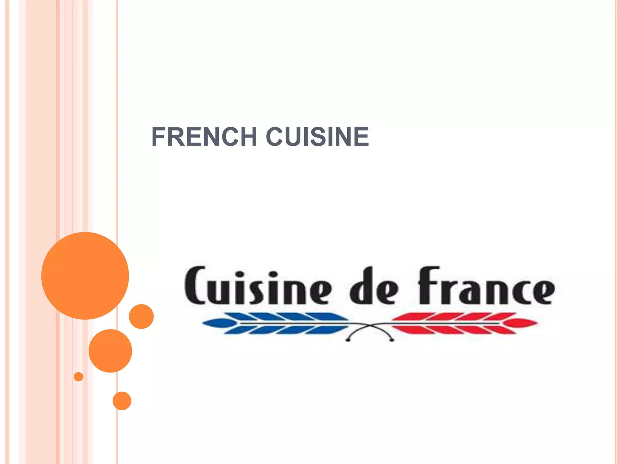 French cuisine | PPTX