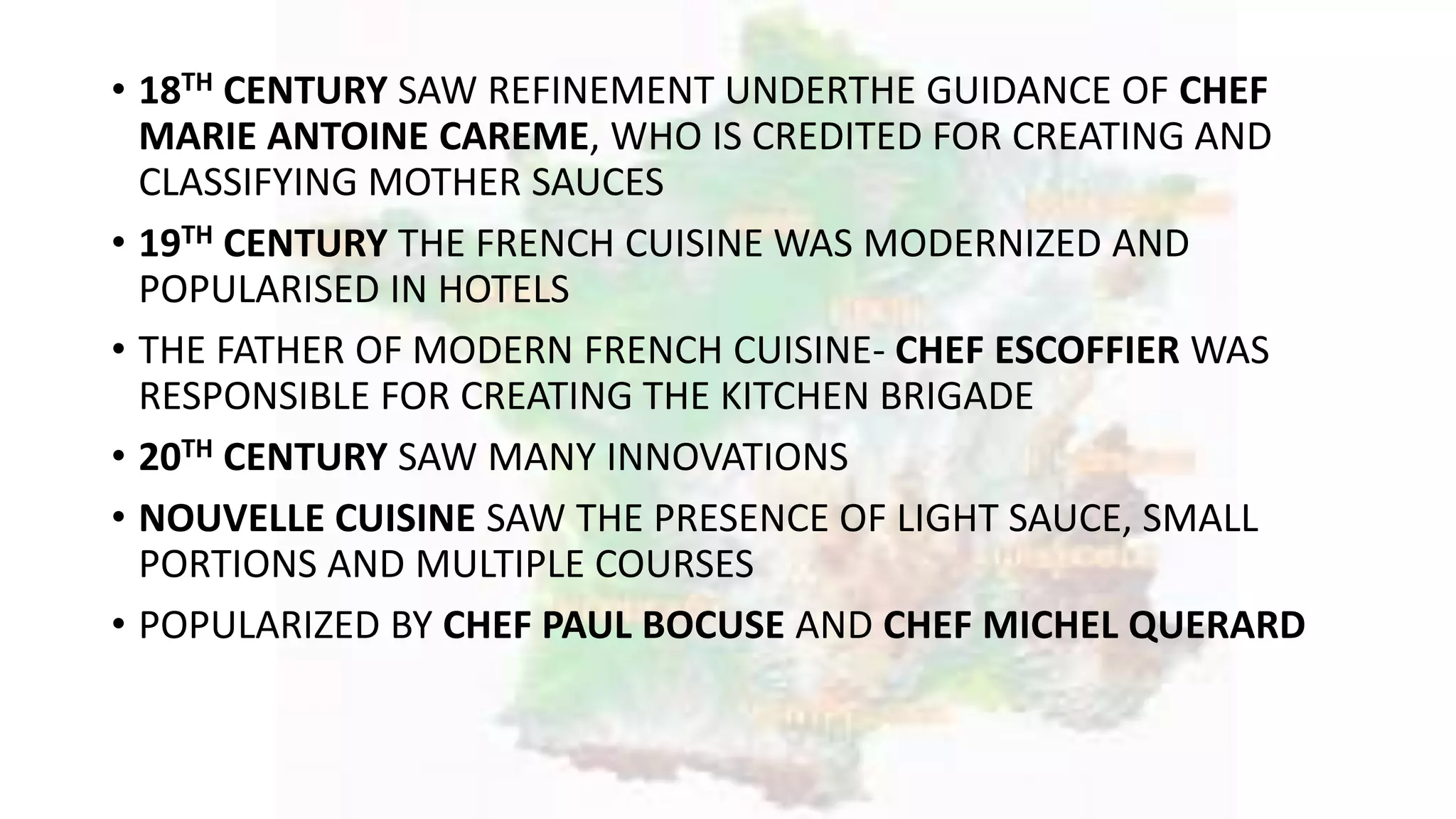 French cuisine | PPTX