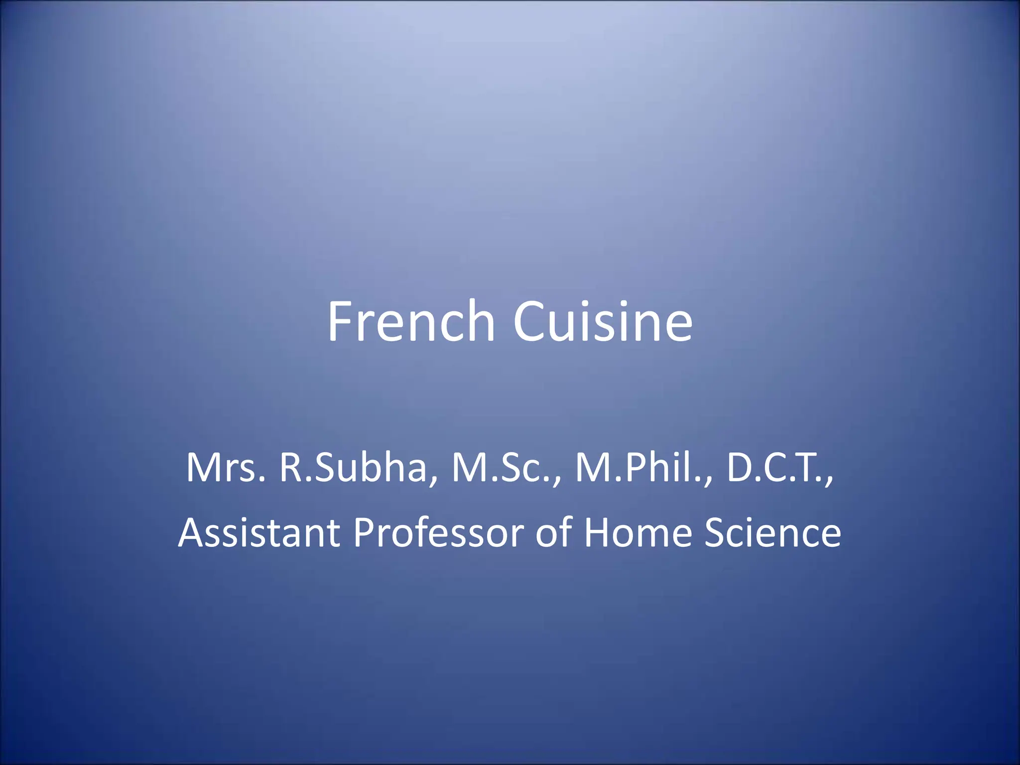 French Cuisine.ppt