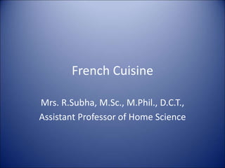 French Cuisine.ppt