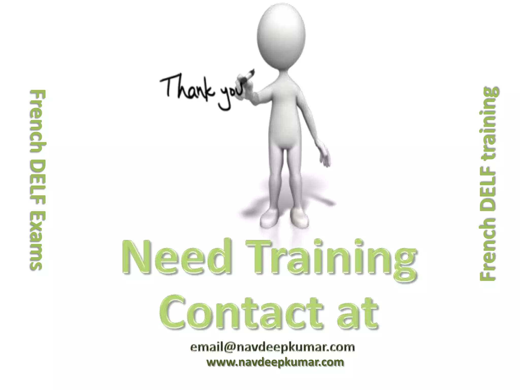 French DELF B1 Vocabulary | PPTX