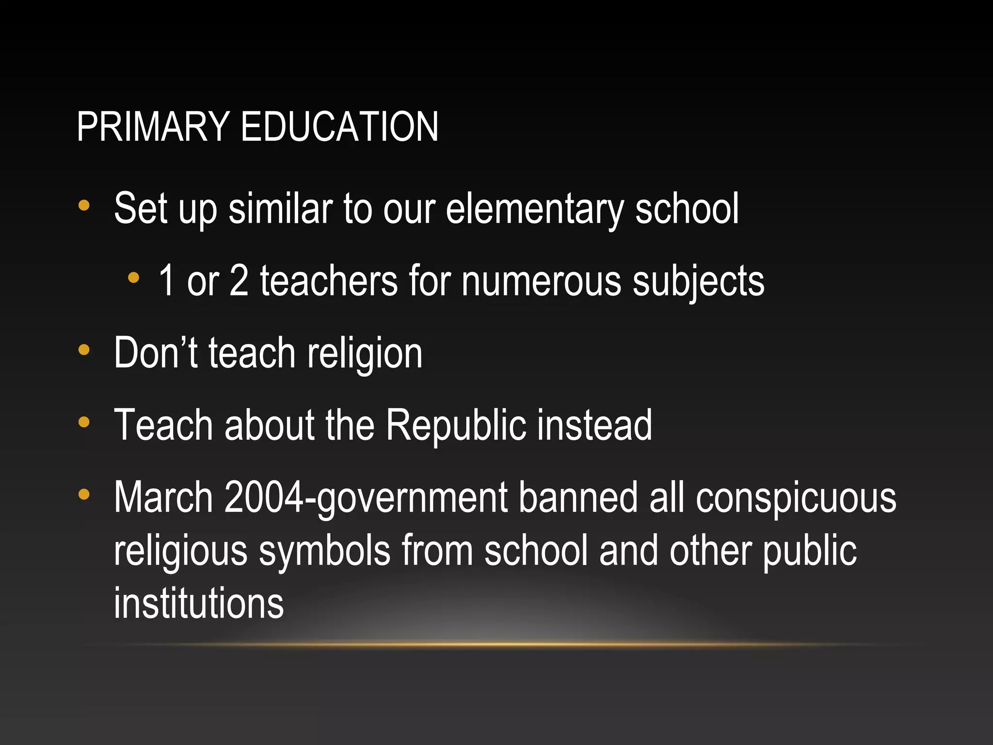 French education system | PPT