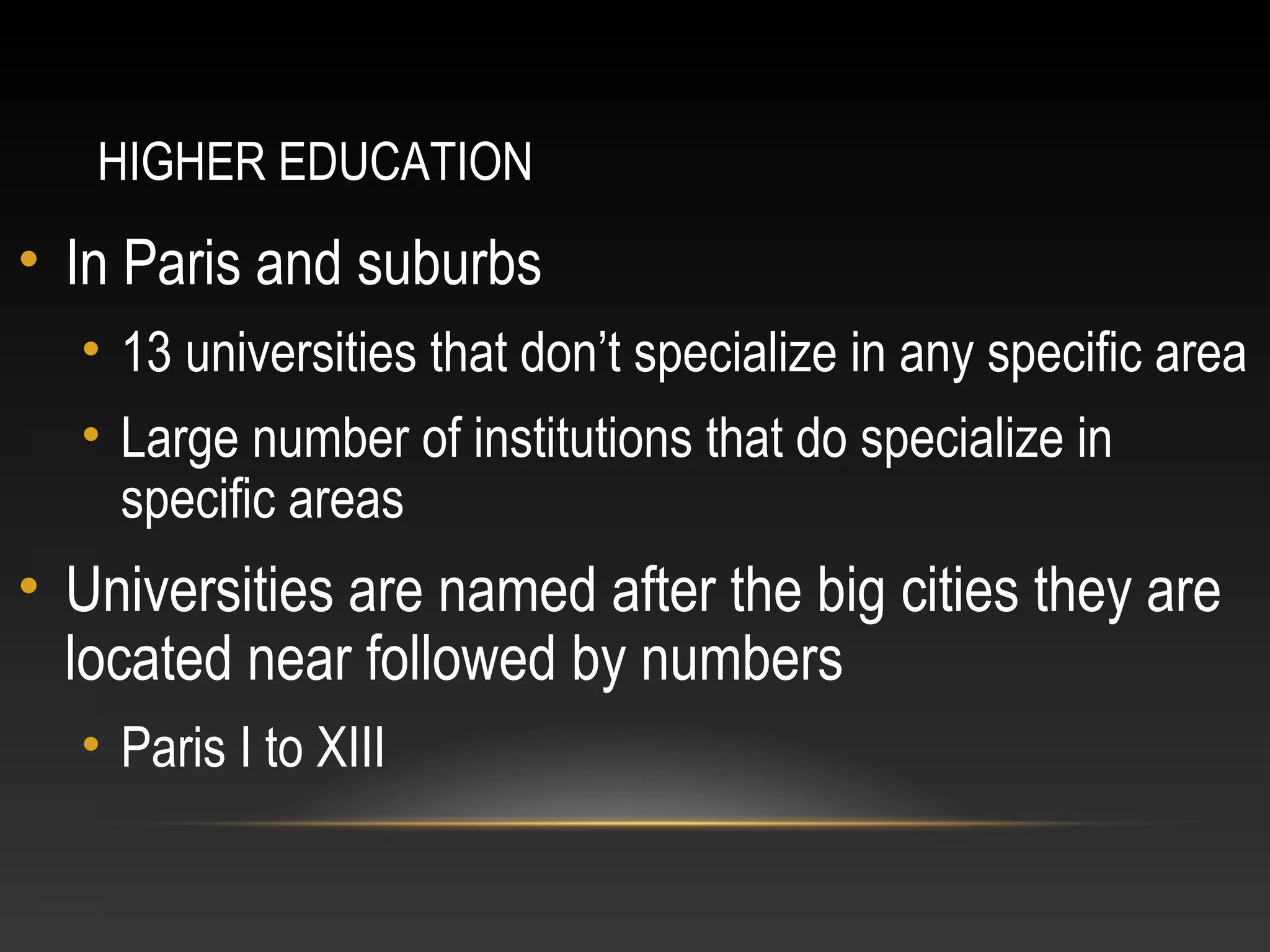French education system | PPT
