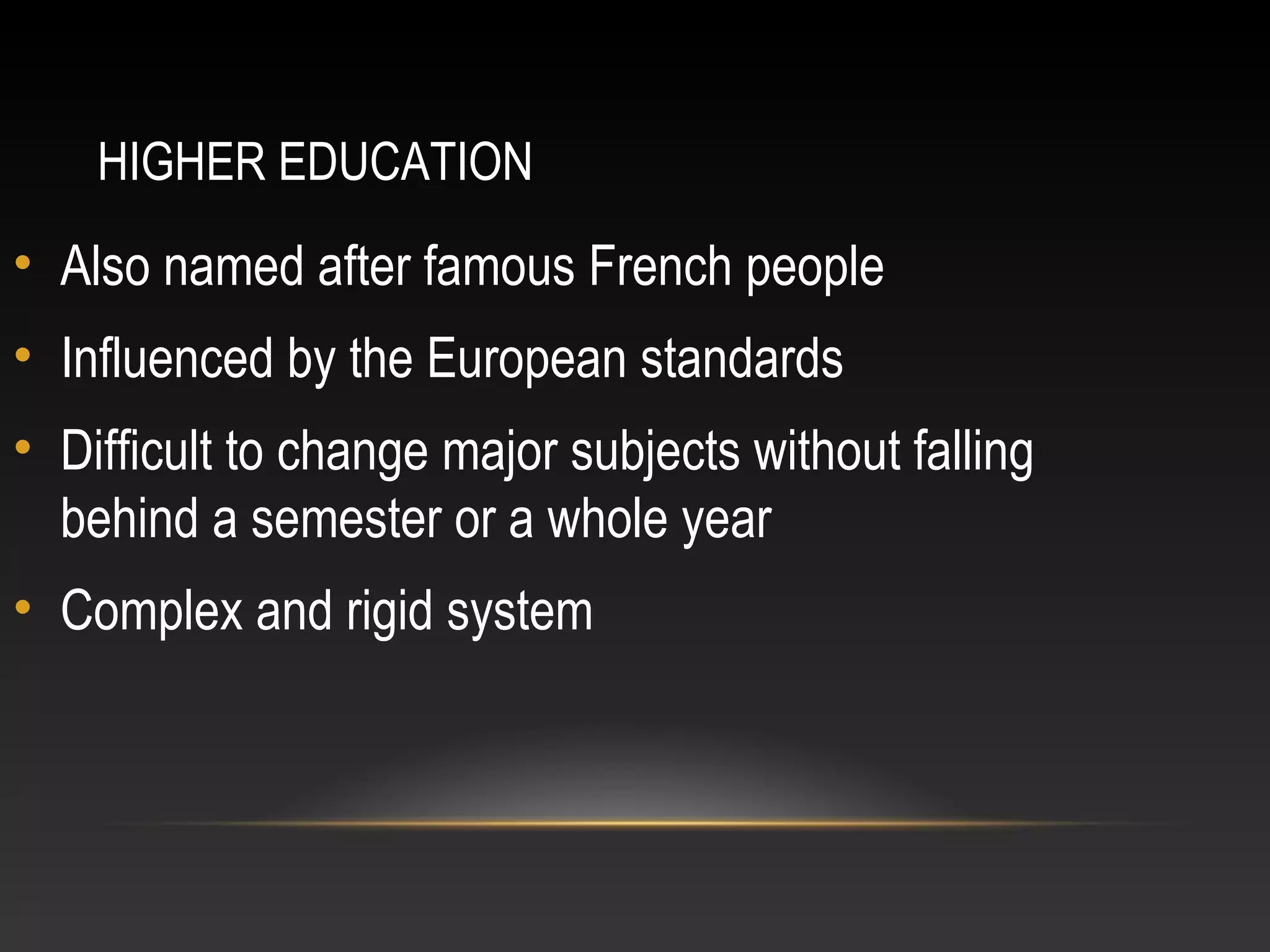 French education system | PPT