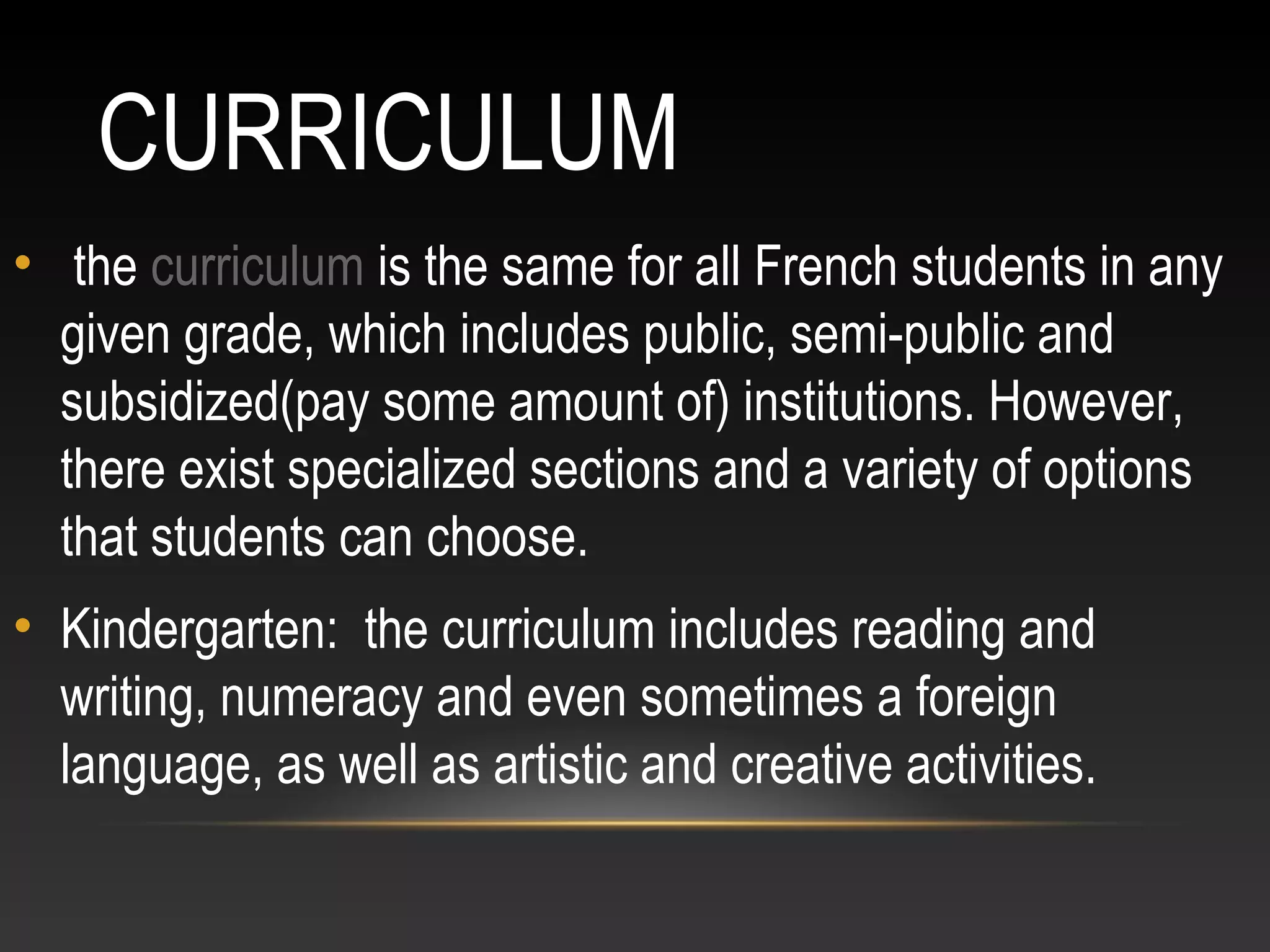 French education system | PPT