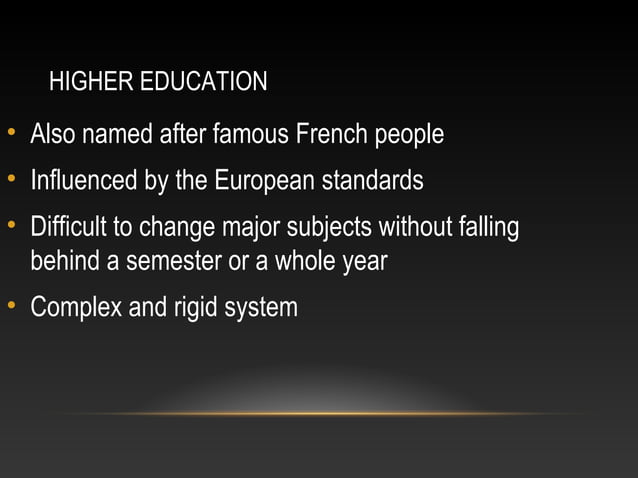 French education system | PPT | Free Download