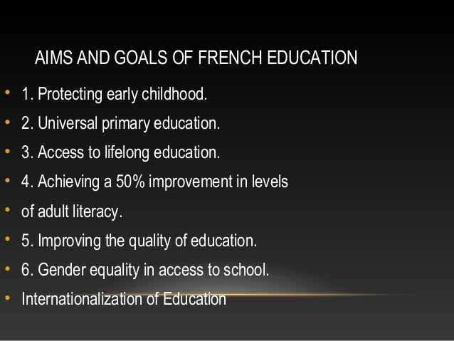 education system in france slideshare