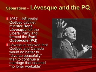 Canadian French-English Relations 1914-1970 | PPT