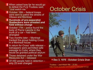 Canadian French-English Relations 1914-1970 | PPT