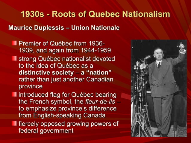 Canadian French-English Relations 1914-1970 | PPT
