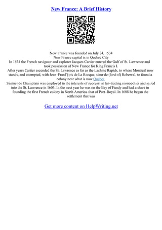 French Essay Example | PDF
