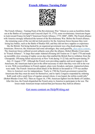 French Essay Example | PDF