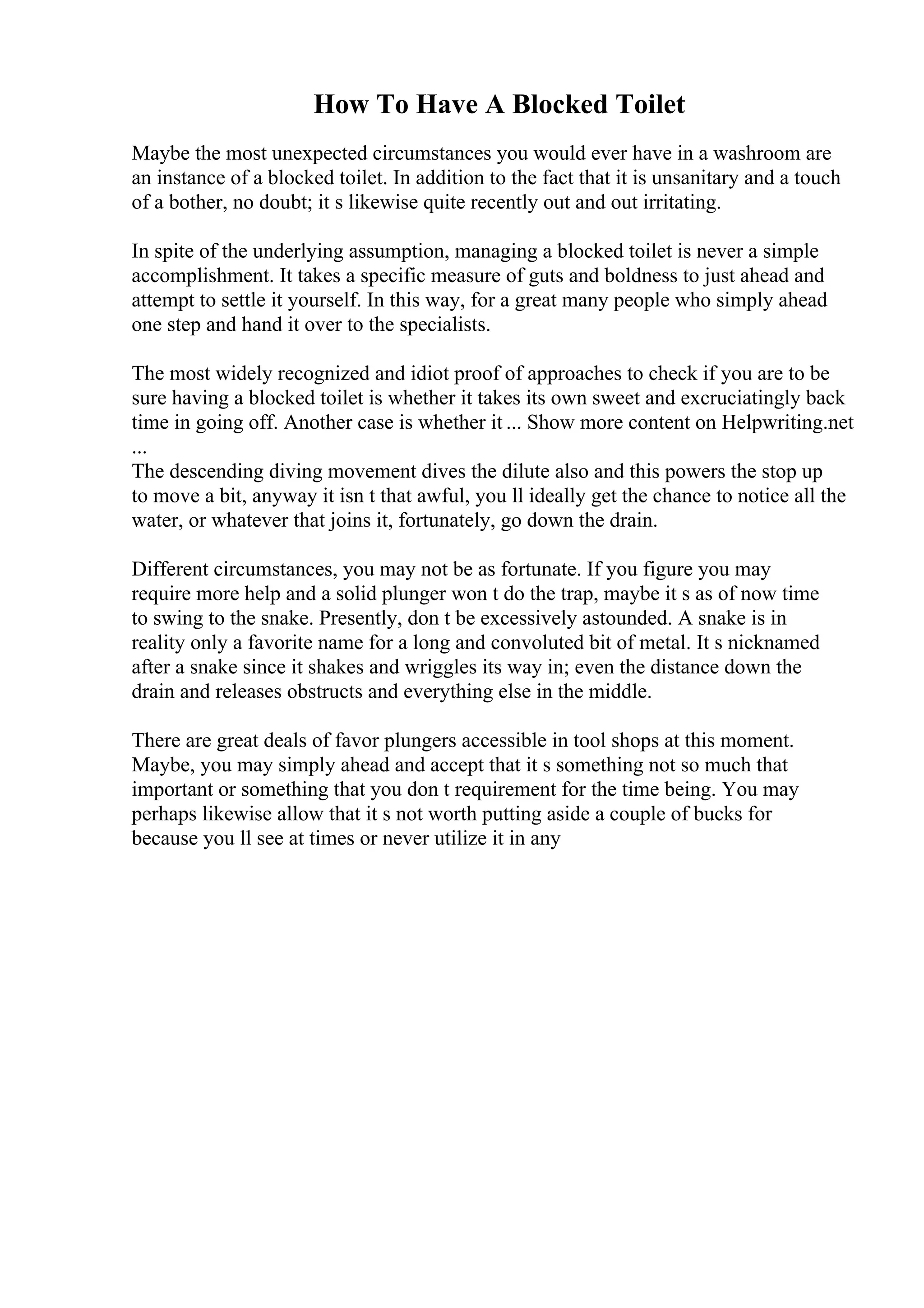 French Essay Example | PDF