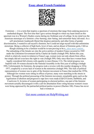 French Essay Phrases | PDF