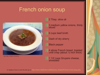 French Food | PPT | Cooking | Food & Drink